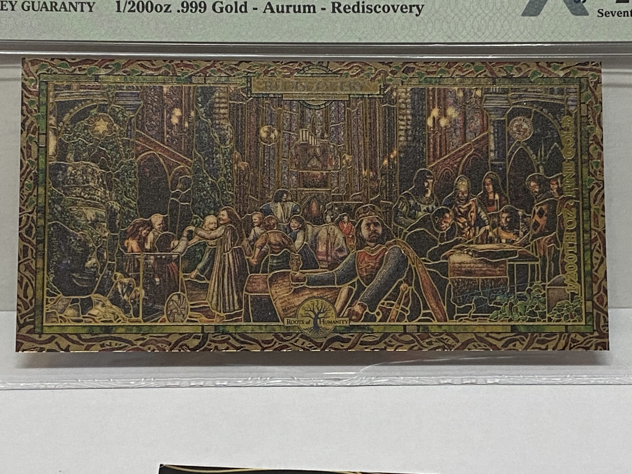 Rediscovery – Threads of Light – PMG 70 Gold Note | Collector's World