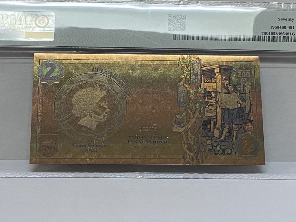 Rediscovery – Threads of Light – PMG 70 Gold Note | Collector's World